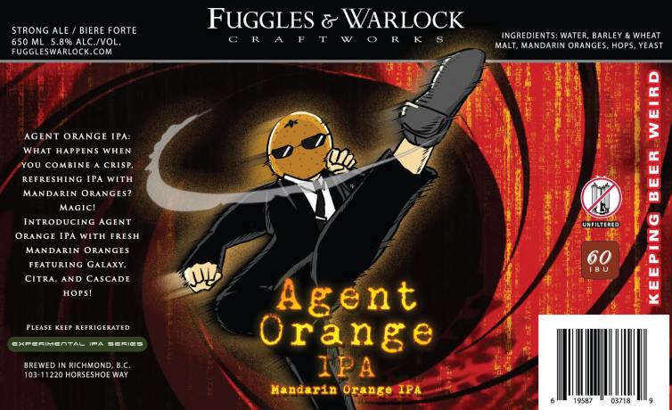Beer of the Week #33 – Fuggles & Warlock Agent Orange IPA | Sip Advisor